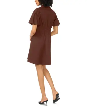 Vince Camuto Puff Sleeve Corset Mini Dress