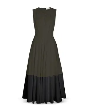 Proenza Schouler White Label Kailey Cotton Stretch Dress