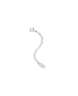 SET & STONES Dainty Extender Chain - Silver