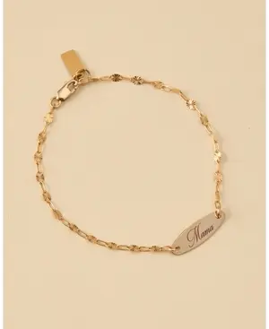SET & STONES Engraved Mama Banks Bracelet
