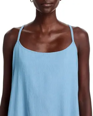 Eileen Fisher Cotton Twill Camisole Midi Dress