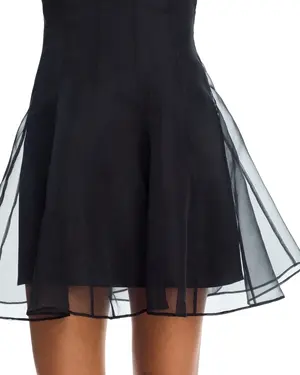 MILLY Ophelia Organza Mini Dress