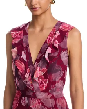 MILLY Nanci Printed Midi Dress