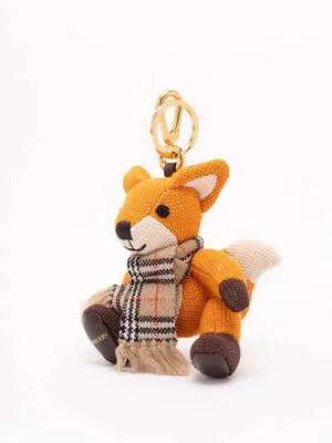 Burberry Fox Scarf Charm - Multicolor