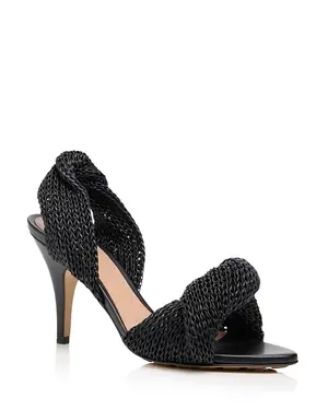 Bottega Veneta Grace Slingback Sandals - Black