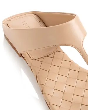 Bottega Veneta Livia Thong Flat Sandals