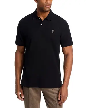 Robert Graham Belvar Polo Shirt - Black
