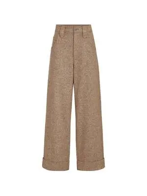 Brunello Cucinelli Wool Pants - Multicolor