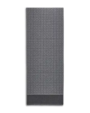 FERRAGAMO Logo Wool Scarf