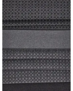 FERRAGAMO Logo Wool Scarf