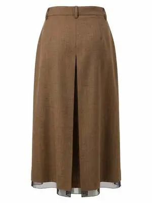 Prada Wool Midi Skirt