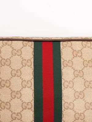 Gucci Gg Coated Canvas Crossbody Bag