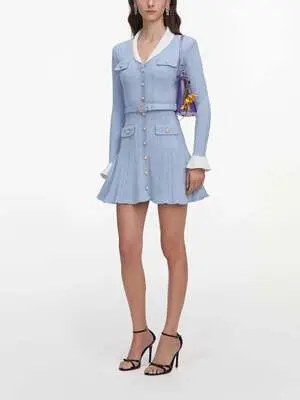 SELF-PORTRAIT Knit Mini Dress