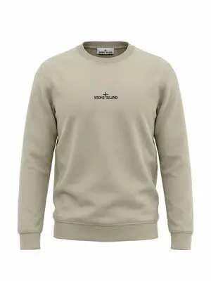 Stone Island Organic Cotton Fleece Sweatshirt - Multicolor
