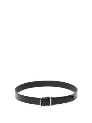 Dolce & Gabbana Brushed Calfskin Belt With Logo Roller Buckle - Multicolor