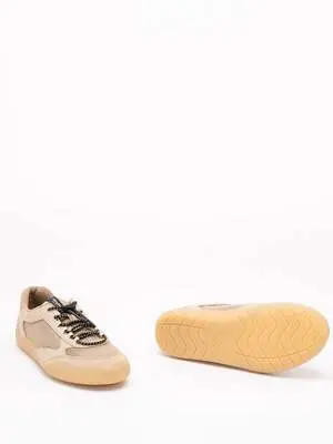 Prada Speedrock Leather And Mesh Sneakers - Multicolor