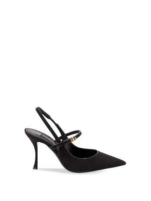 Dolce & Gabbana Slingback Pumps With Dg Logo Detail - Multicolor
