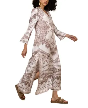 Hale Bob Bridie Charmeuse Dress - Ivory
