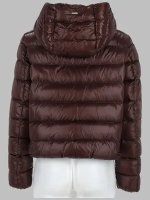 Herno Giacca Resort In Nylon Ultralight With Hood - Brown