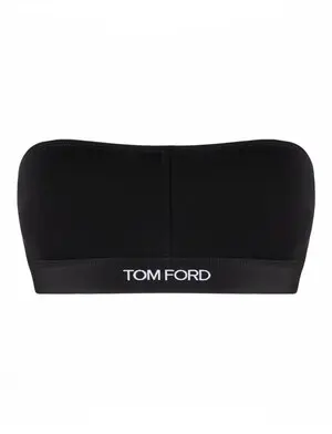 TOM FORD Tom Ford "Signature" Bandeau Top Black