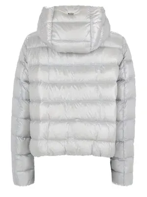 Herno Giacca Resort Ultralight Nylon Puffer Jacket With Hood - Grey