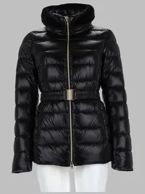 Herno Belted Piumino Jacket - Black