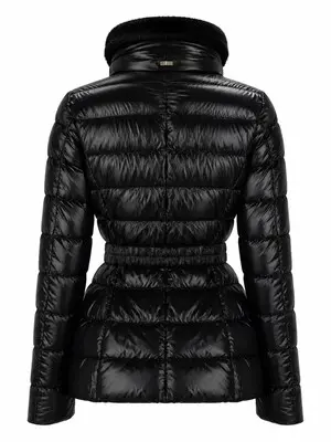 Herno Belted Piumino Jacket - Black