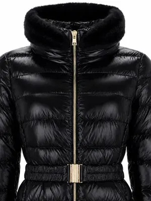 Herno Belted Piumino Jacket - Black