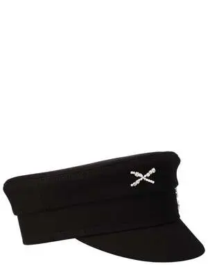 Ruslan Baginskiy Embellished Cotton Cap