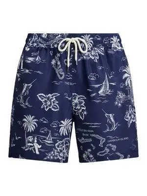 Ralph Lauren Printed Swim Shorts - Navy