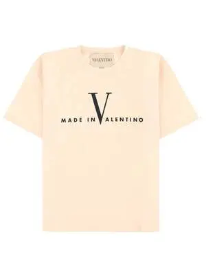 Valentino Garavani Made In -print T-shirt - White