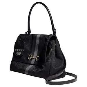 Gucci Paparazzo Medium Top Handle Bag - Grey/black