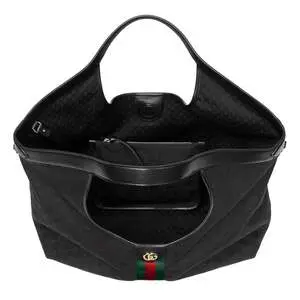 Gucci Giglio Large Tote Bag - Black