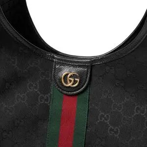 Gucci Giglio Large Tote Bag - Black
