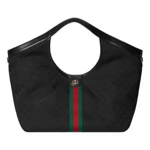 Gucci Giglio Large Tote Bag - Black