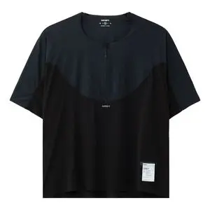 Satisfy Justice Trail Half-zip T-shirt - Black