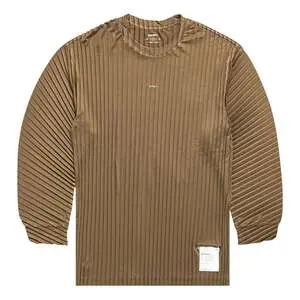 Satisfy Auralite Pleated Long T-shirts - Olive