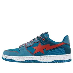 A BATHING APE Sk8 Sta #7 Sneakers - Sax