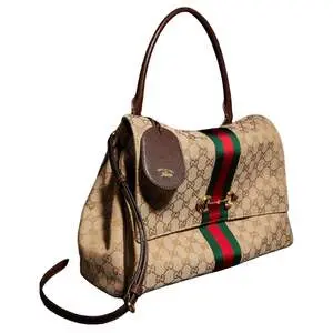 Gucci Paparazzo Large Top Handle Bag - Sand/dark Brown