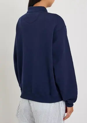 Polo Ralph Lauren Embroidered Cotton-blend Polo Sweatshirt