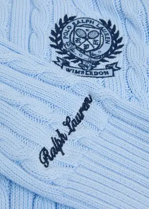 Polo Ralph Lauren Cable-knit Cotton Polo Jumper