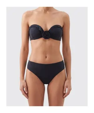 Magda Butrym Rosette Bandeau Bikini Top