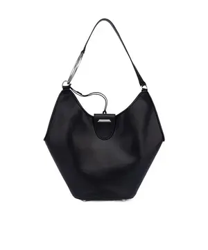 DONDUP Zippered Shoulder Bag - Black