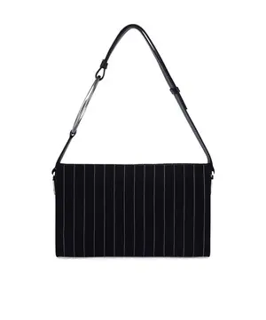 DONDUP Striped Shoulder Bag - Black