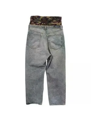 Balenciaga 2000s Camouflage Layered Jeans