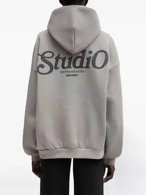 WRSTBHVR Logo-print Hooded Sweatshirt