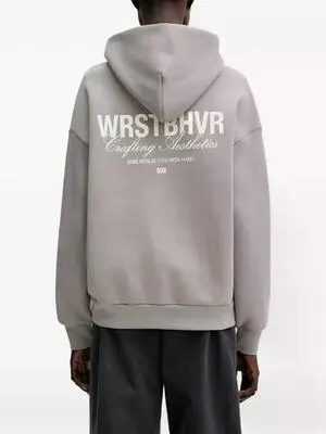 WRSTBHVR Studio V13 Logo-print Hoodie