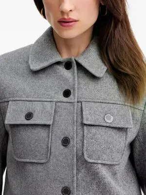MORGAN Buttoned-pocket Cropped Jacket