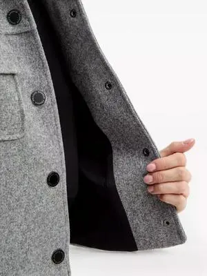 MORGAN Buttoned-pocket Cropped Jacket