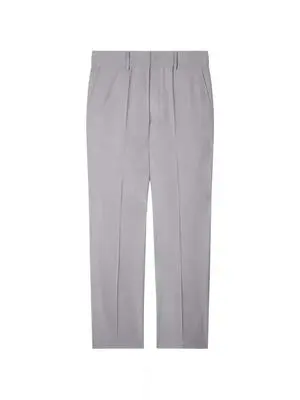Patrizia Pepe Slim-fit Pleated Trousers - Grey